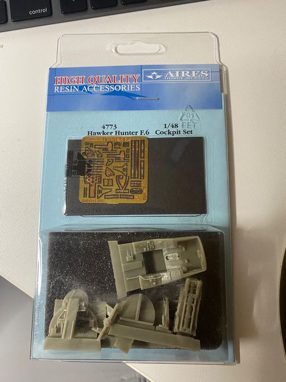 1/48 HAWKER HUNTER F.6 COCKPIT SET FÜR AIRFIX (Gebraucht) in MÜHLEDORF ...