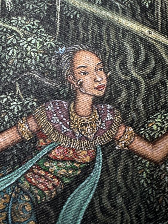 Grande Peinture indonésienne Bali Ubud Samandra années 1960 | Kaufen ...