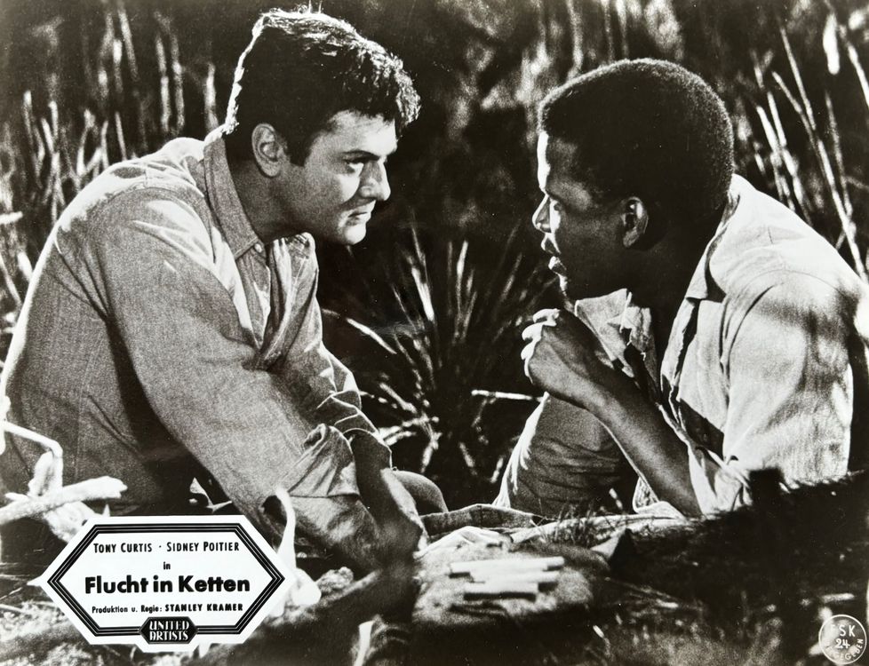Grosse Aushangfoto, Tony Curtis & Sidney Potier | Kaufen auf Ricardo