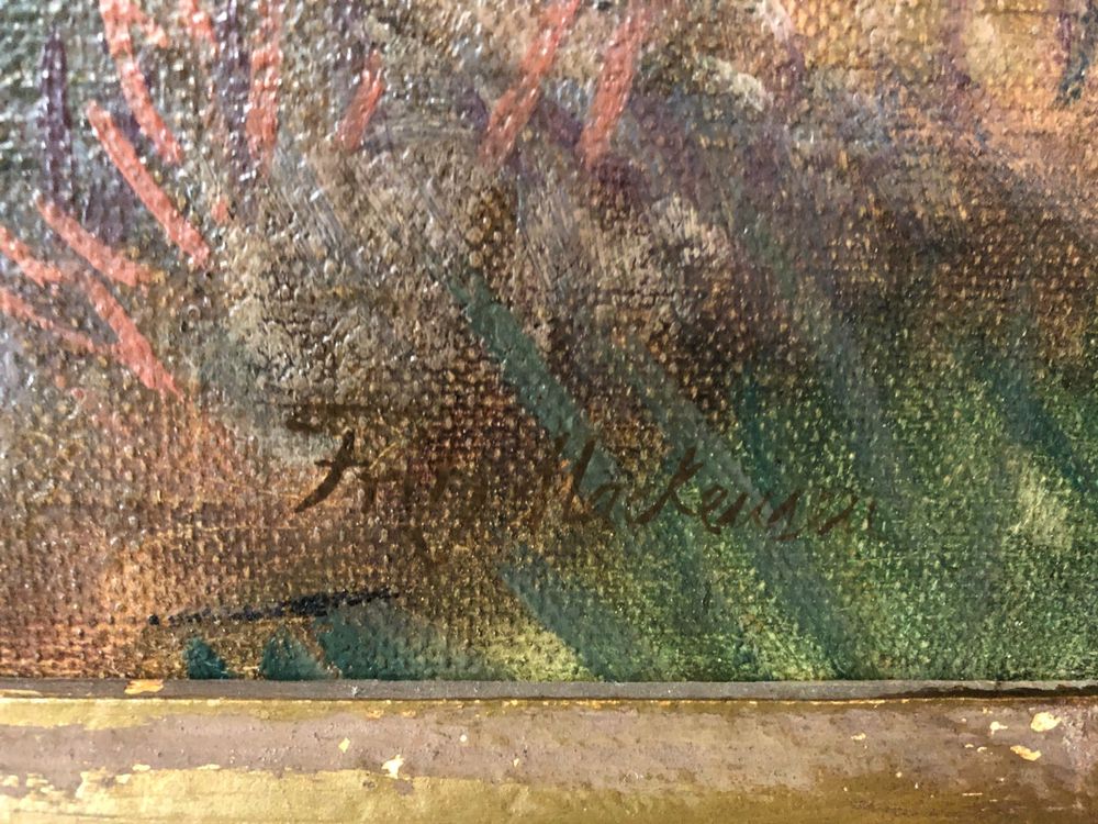 FRITZ MACKENSEN (1866 - 1953 Greene/Bremen) GROSSES GEMÄLDE (Gebraucht ...