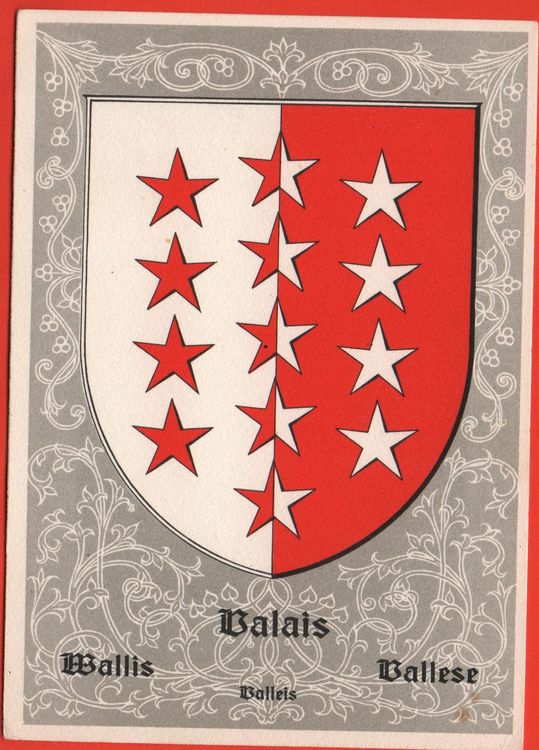 WAPPEN Wallis Valais Wallese Walleis (Neu (gemäss Beschreibung)) in ...