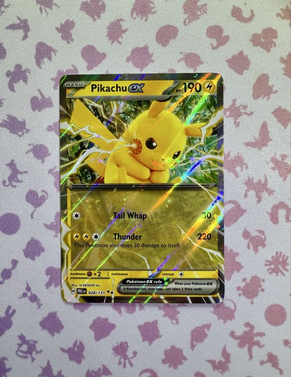 Pokemon Pikachu ex Prismatic Evolutions (Neu (gemäss Beschreibung)) in ...
