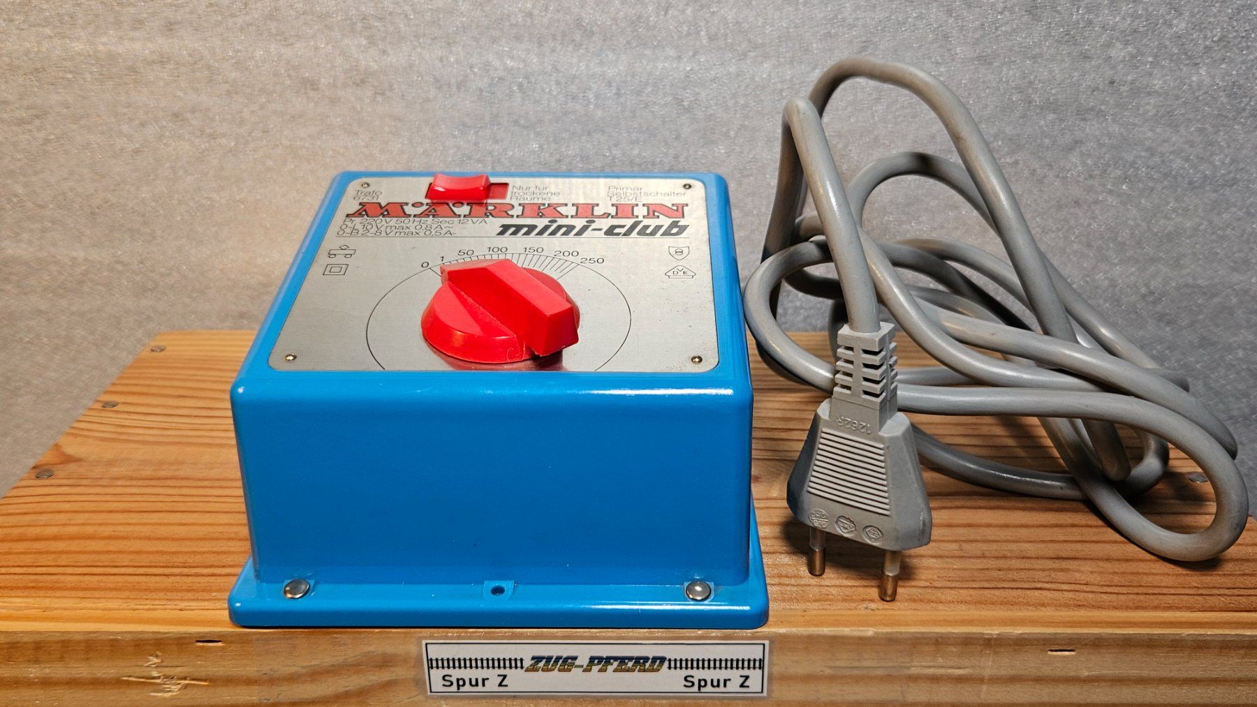 Märklin Spur Z mini-club 6731: Transformator, mit OVP, TOP! (Gebraucht) in Therwil für CHF 25 ...