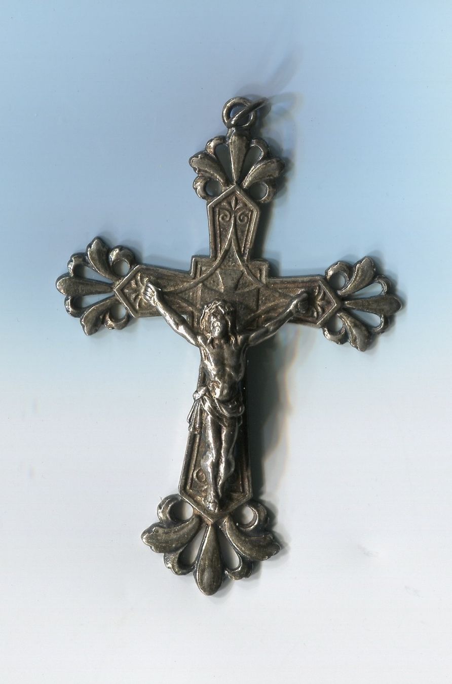 Ciondolo (croce con Cristo) per collana in argento (Usato) a coglio per ...
