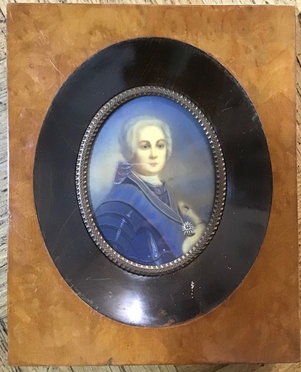 Antike Portrait Gemälde Monogrammiert | Kaufen auf Ricardo