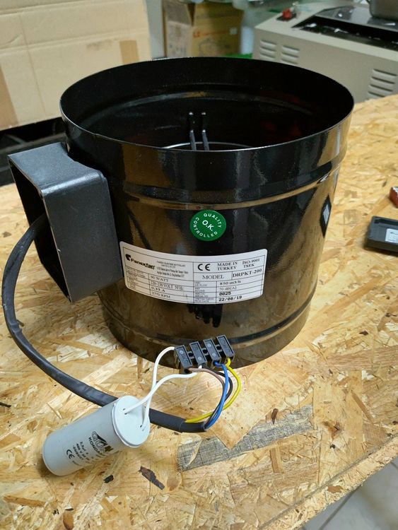 LÜFTER ROHRLÜFTER LÜFTUNG ABLUFT 230V 90 WATT PROFI | Kaufen auf Ricardo