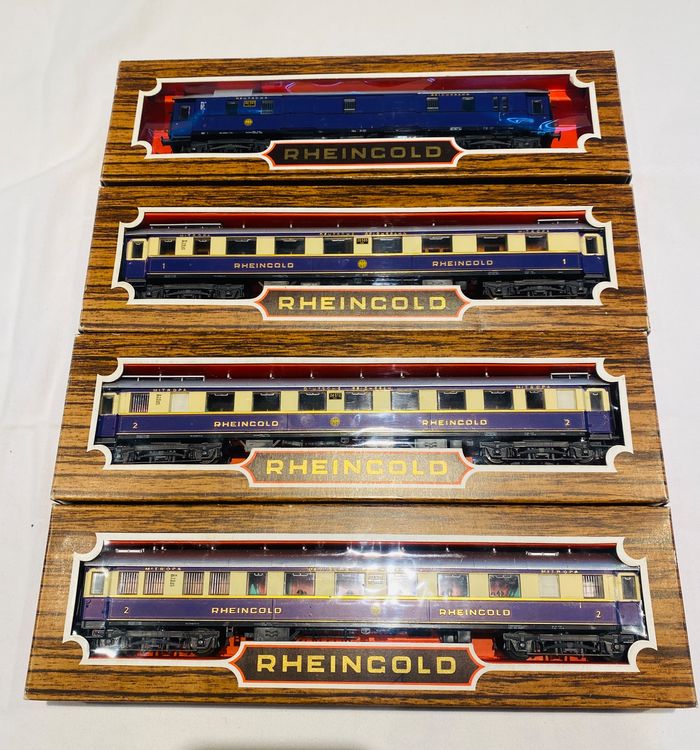 4 Rheingold Wagen Liliput DRG H0 | Kaufen auf Ricardo