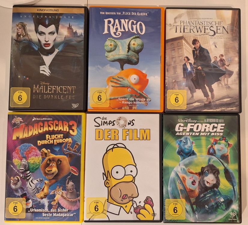 25 Kinderfilme DVDs - Madagascar, Minions, Croods, etc. | Kaufen auf ...