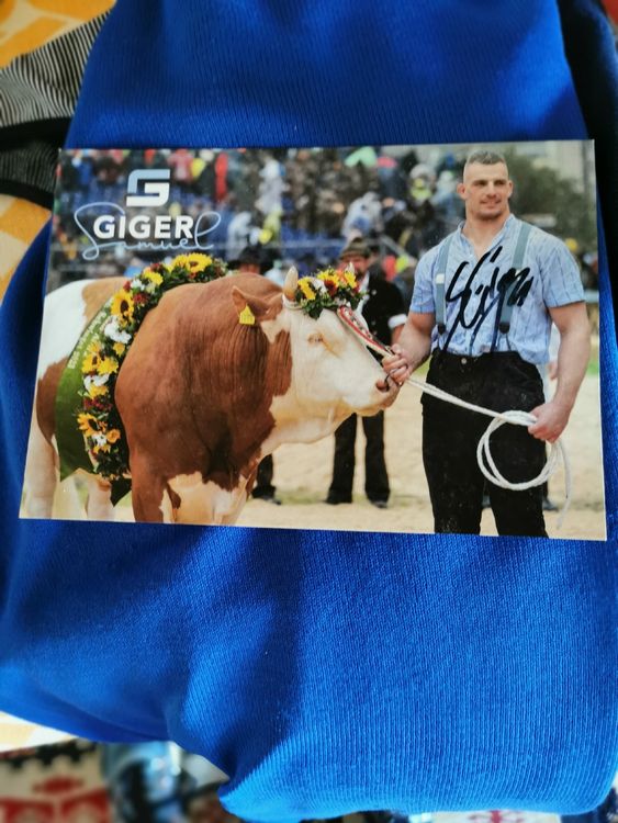 Autogramm,Schwinger Samuel Giger.Neu! (Neu und originalverpackt) in für ...