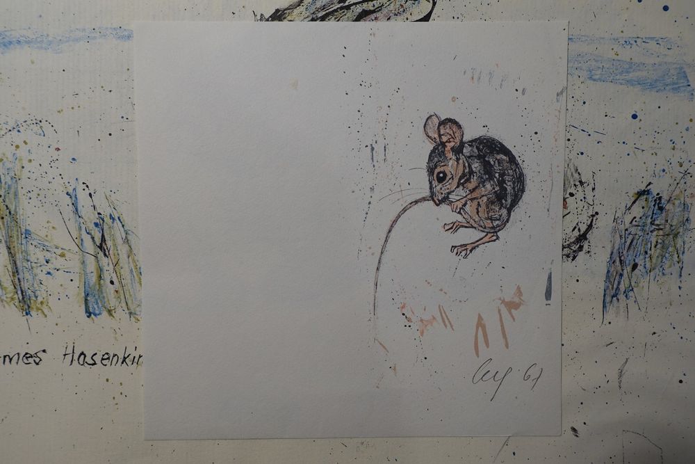 Fritz Hug Maus Lithographie Signiert 1967 (Gebraucht) in Arbon für CHF 55 – mit Lieferung auf ...