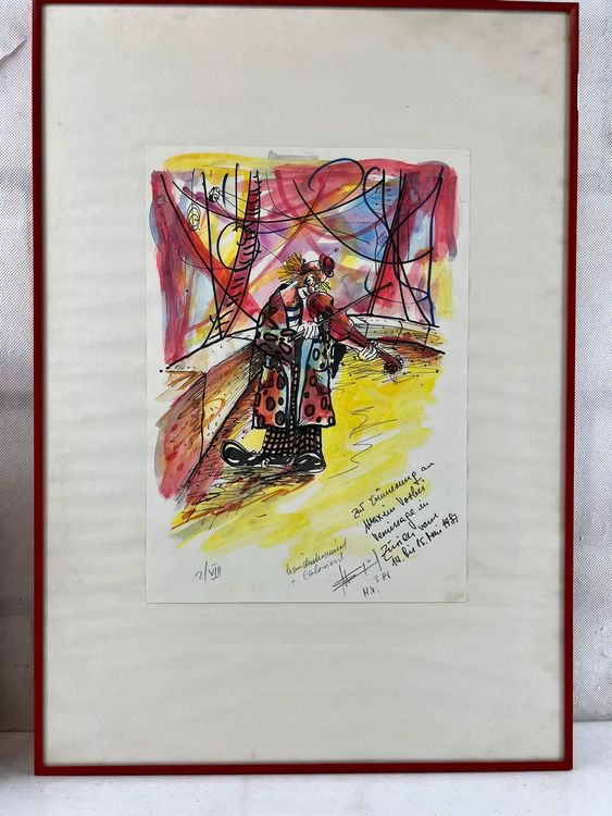 Clown Gemälde Sig. (Gebraucht) in Neuhausen am Rheinfall für CHF 20 – mit Lieferung auf Ricardo ...