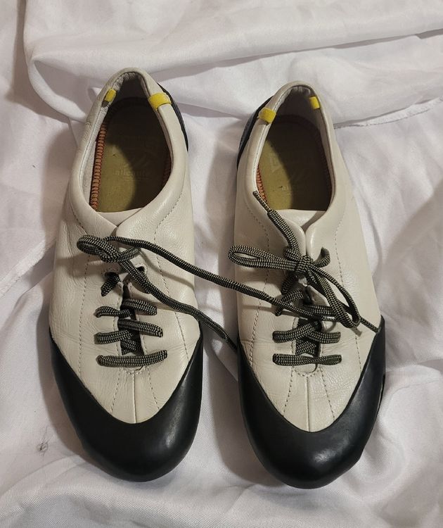 Chaussures Camper en cuir blanc et noir, pointure 37 | Kaufen auf Ricardo