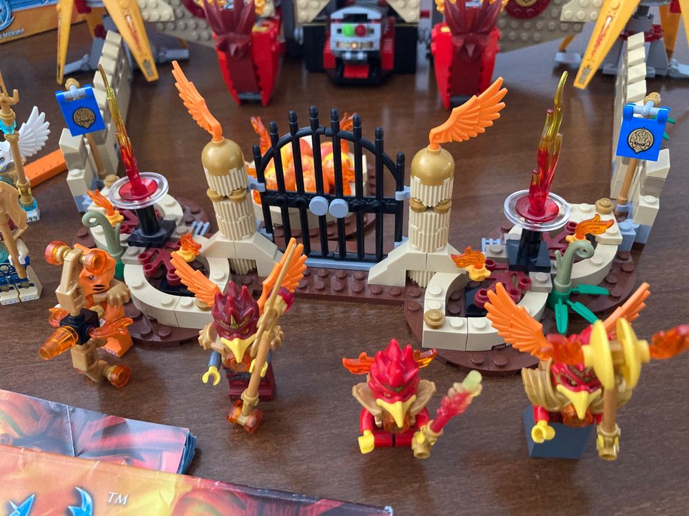Lego Chima Flying Phoenix Fire Temple 70146 Figuren Box OVP | Kaufen ...