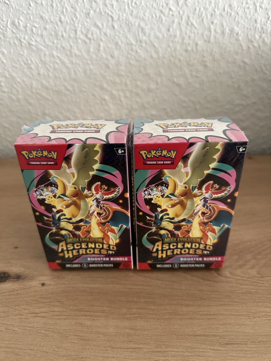Pokemon Ascended heroes Booster bundle x2 English ASC ab 1.- (Neu und ...