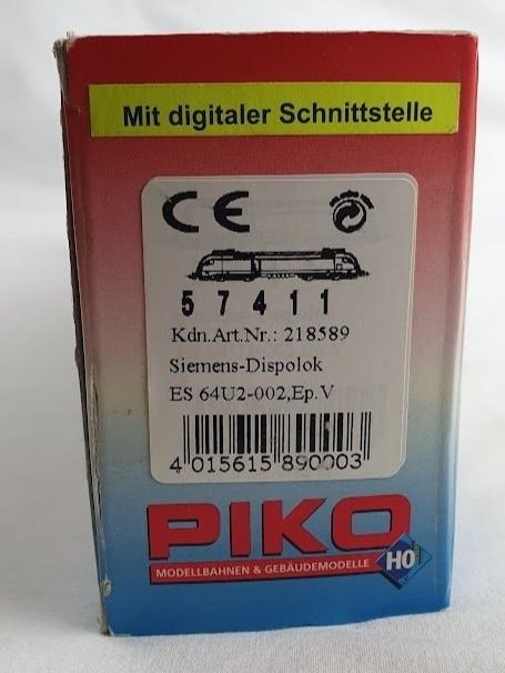 Piko 57411 ES64 "Taurus" Siemens Dispolok Analog, OVP (Gebraucht) in ...