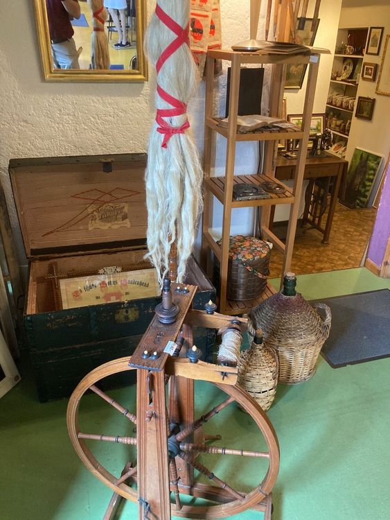 Antikes Spinnrad 1878 | Kaufen auf Ricardo