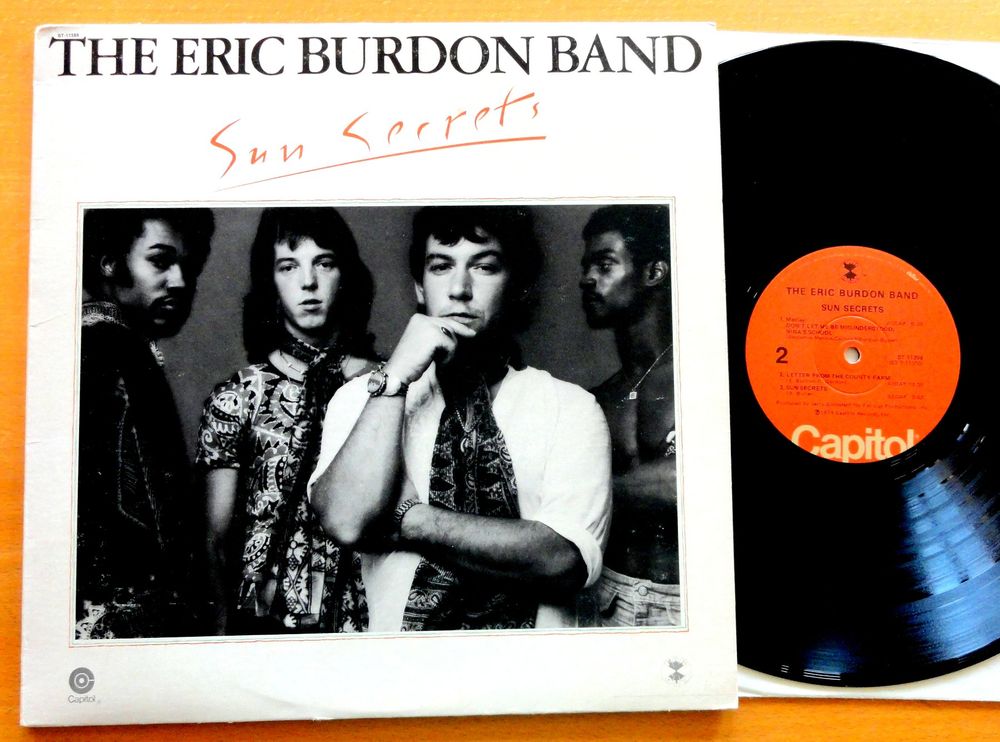 LP ERIC BURDON BAND sun secrets CAPITOL USA 1974 ROCK | Kaufen auf Ricardo