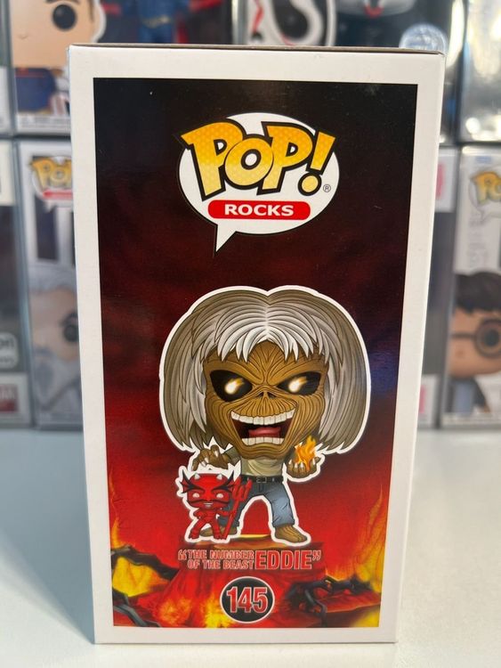 Funko POP! Rocks Iron Maiden - The Number of The Beast Eddie (Neuf avec ...