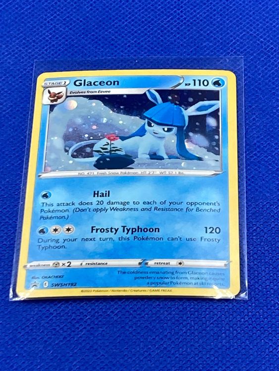 Pokemon Promo Karte Black Star SWSH 192 Glaceon Holo EN | Kaufen auf ...