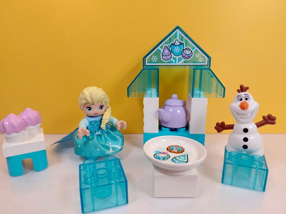 LEGO DUPLO 10920 Elsas und Olafs Eis-Café - Komplett inkl.BA (Gebraucht ...