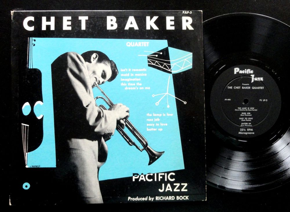 10"-LP CHET BAKER QUARTET Pacific Jazz PJLP-3 USA 1953 JAZZ (Gebraucht ...