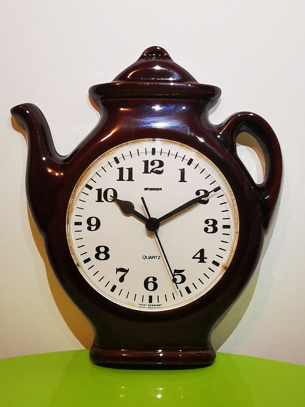 Küchenuhr „Teekanne“ – Staiger Keramik – West Deutschland (Gebraucht ...