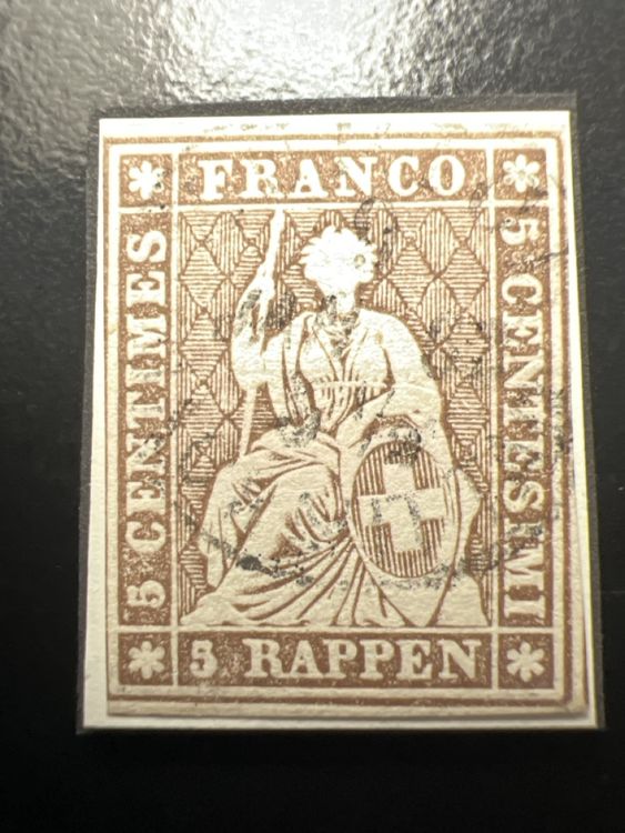 1 timbre 5 c Strubel 22 G selon photos (Gebraucht) in Charmey (Gruyère ...