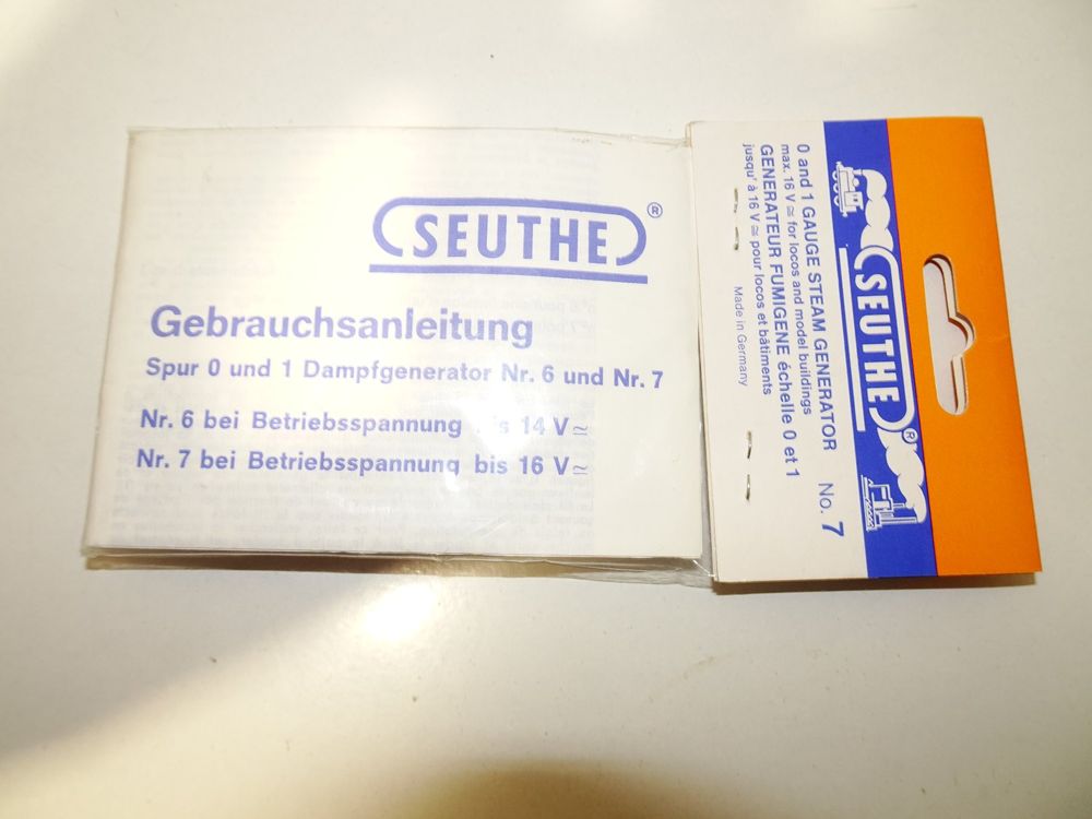 Seuthe Dampfgenerator Gehäuse mit Destilat Nr 7 Spur 0 und 1 | Kaufen ...