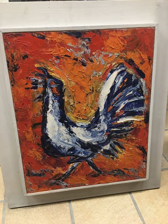 Auerhahn (Huhn), Gemälde von Künstlerin Madleina Demarmels (Gebraucht ...