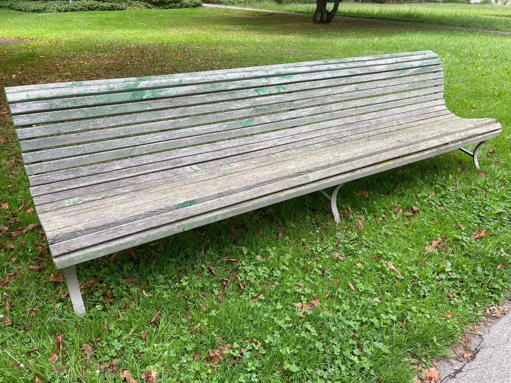 Gartenbank Holz, stabil, Vintage Parkbank 3m (Gebraucht) in Bern für ...