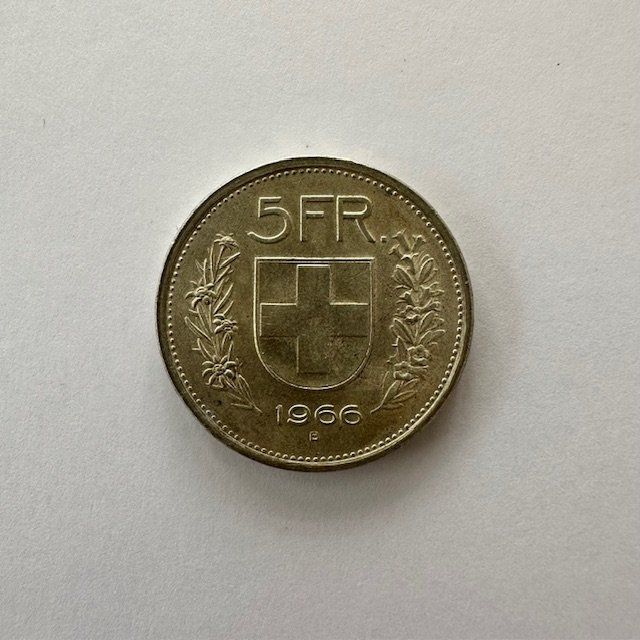 5 Franken 1966 Silber | Kaufen auf Ricardo