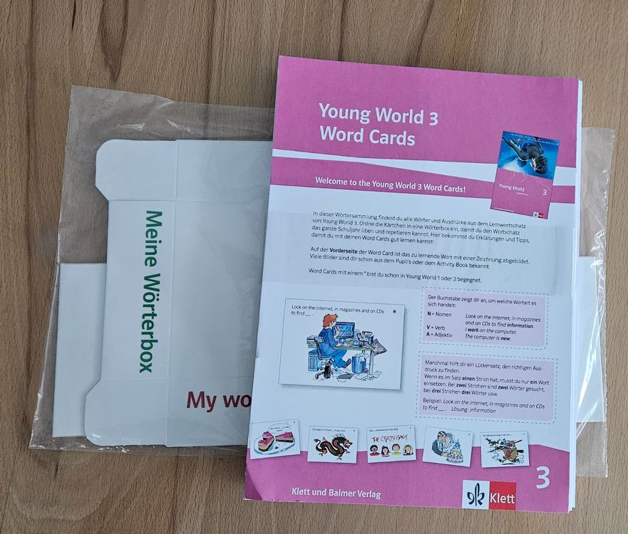 Young World 3 Word Cards - Lernkarten Englischlernen (Neu (gemäss ...