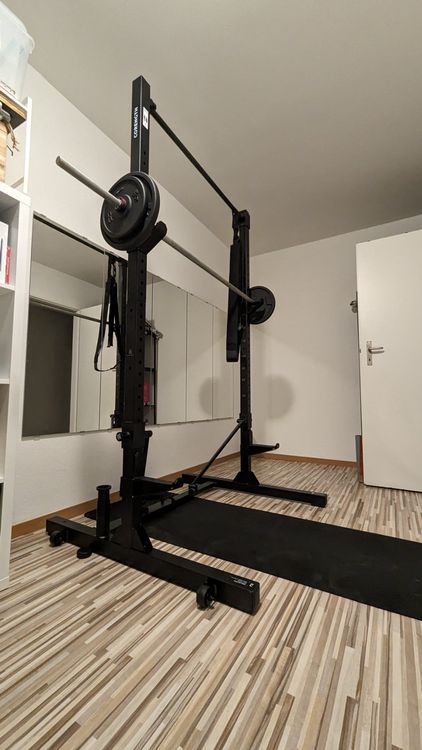 Gym / Fitness Rack inkl. Stange & Gewichte (Gebraucht) in Baden für CHF ...