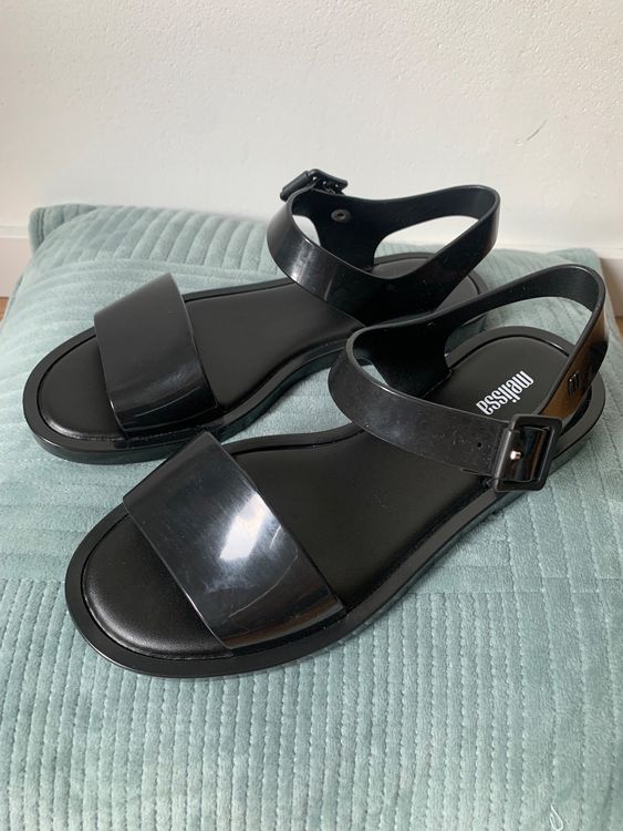 Melissa Sandale flach Gr: 38 schwarz, Schuhe Sommer | Kaufen auf Ricardo