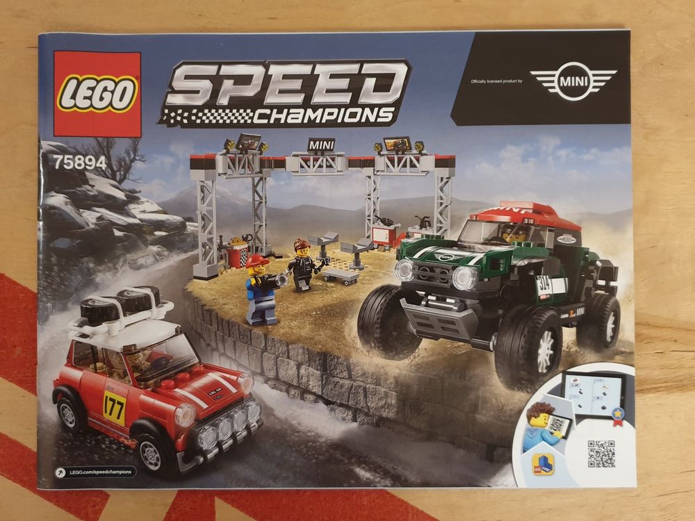 Lego Speed Champions Mini Cooper Rally & Mini Works Buggy (Gebraucht ...