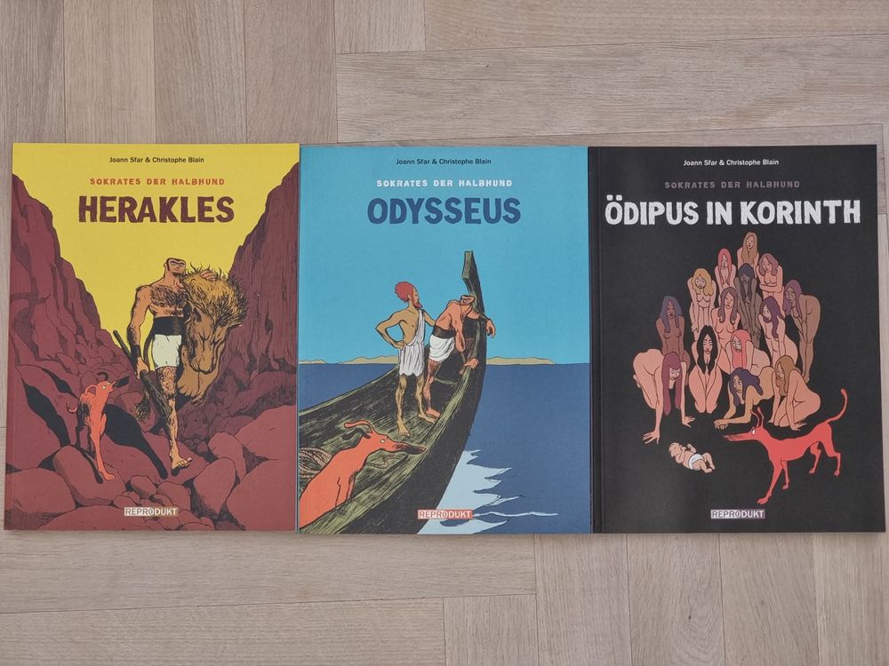 Joann Sfar & Chr. Blain : Sokrates der Halbshund - 3 Comics | Kaufen ...