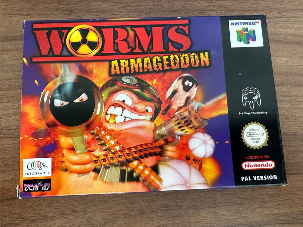 N64: Worms Armageddon mit OVP und Anleitung (Gebraucht) in Abtwil SG ...