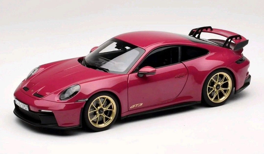 Porsche 911 GT3 2021 Ruby Star Neo, 1:18, Norev (Neuf avec emballage d ...
