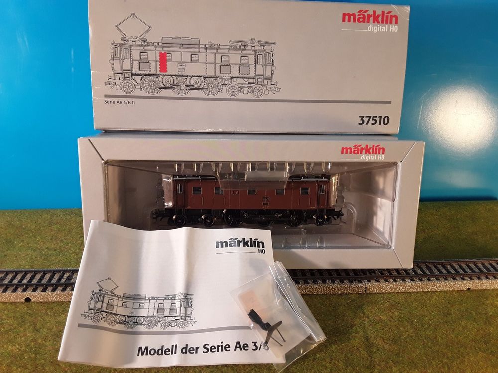 Märklin 37510 _ Lokomotive Ae 3/6 II SBB _ digital _ Spur H0 (Gebraucht ...