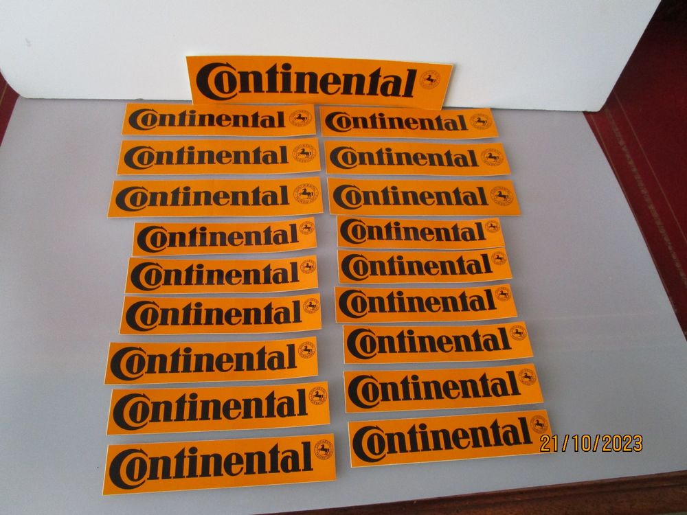 19 STICKERS CONTINENTAL (Neu (gemäss Beschreibung)) in Chêne-Bourg für ...