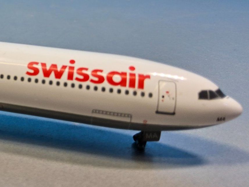Swissair __ Airbus A340 600 __ HB-JMA __ limitiert __ 1:400 (Gebraucht ...