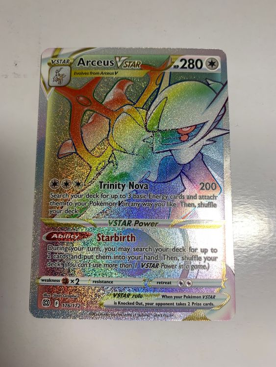 Pokemon Karte Rainbow Arceus | Kaufen auf Ricardo