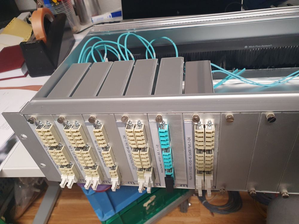 LWL Patch-Panel 19" 19Zoll 3HE MTP Modul 3HE CCM Patchfeld (Gebraucht) in Zürich für CHF 29 ...