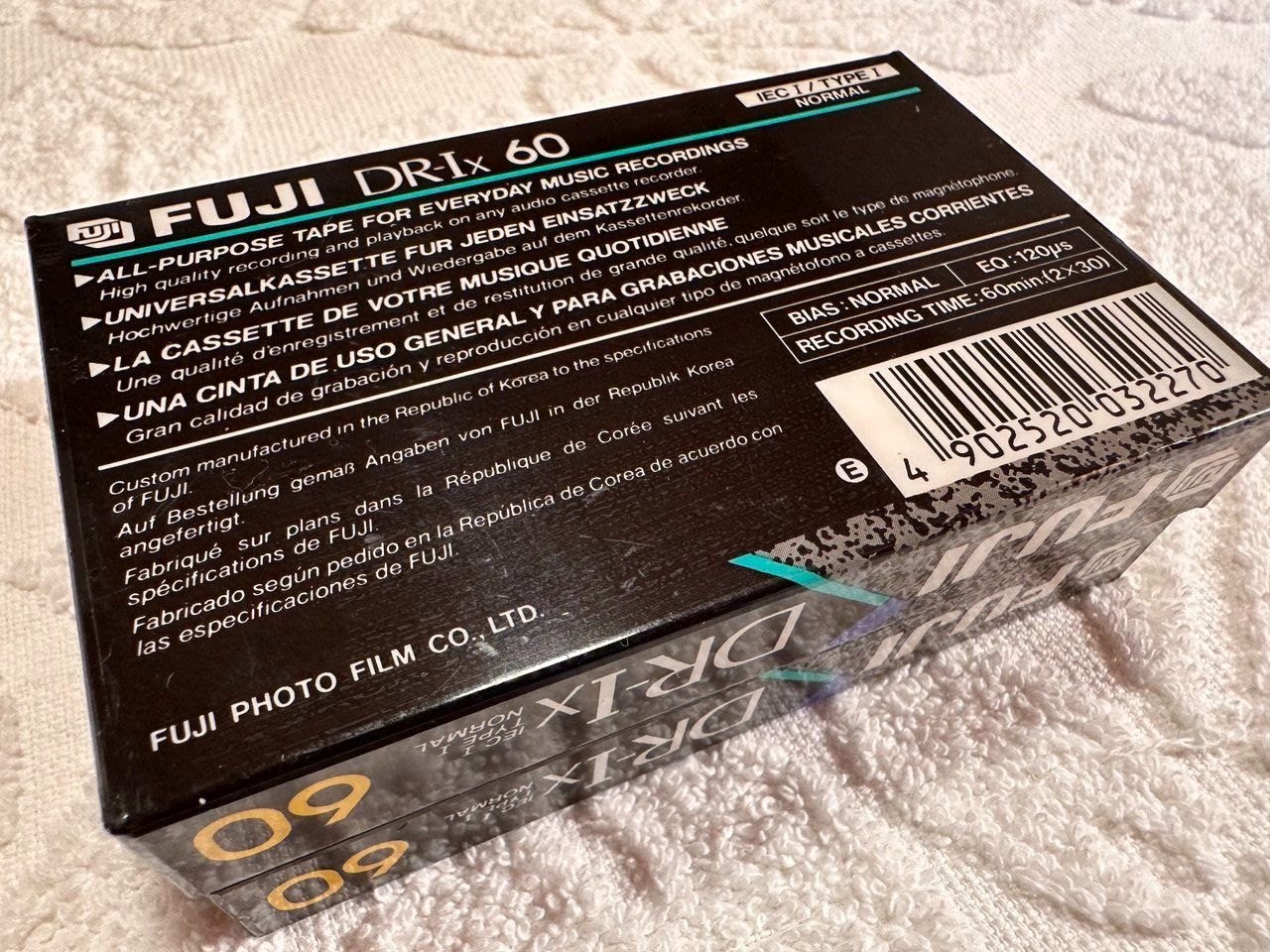 FUJI DR-Ix 60 Type I Audio Kassetten, 2 Stück - Neu & OVP (Neu und ...