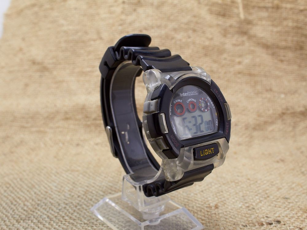 Digital Uhr, Herren, Intertronic, 47 mm | Kaufen auf Ricardo