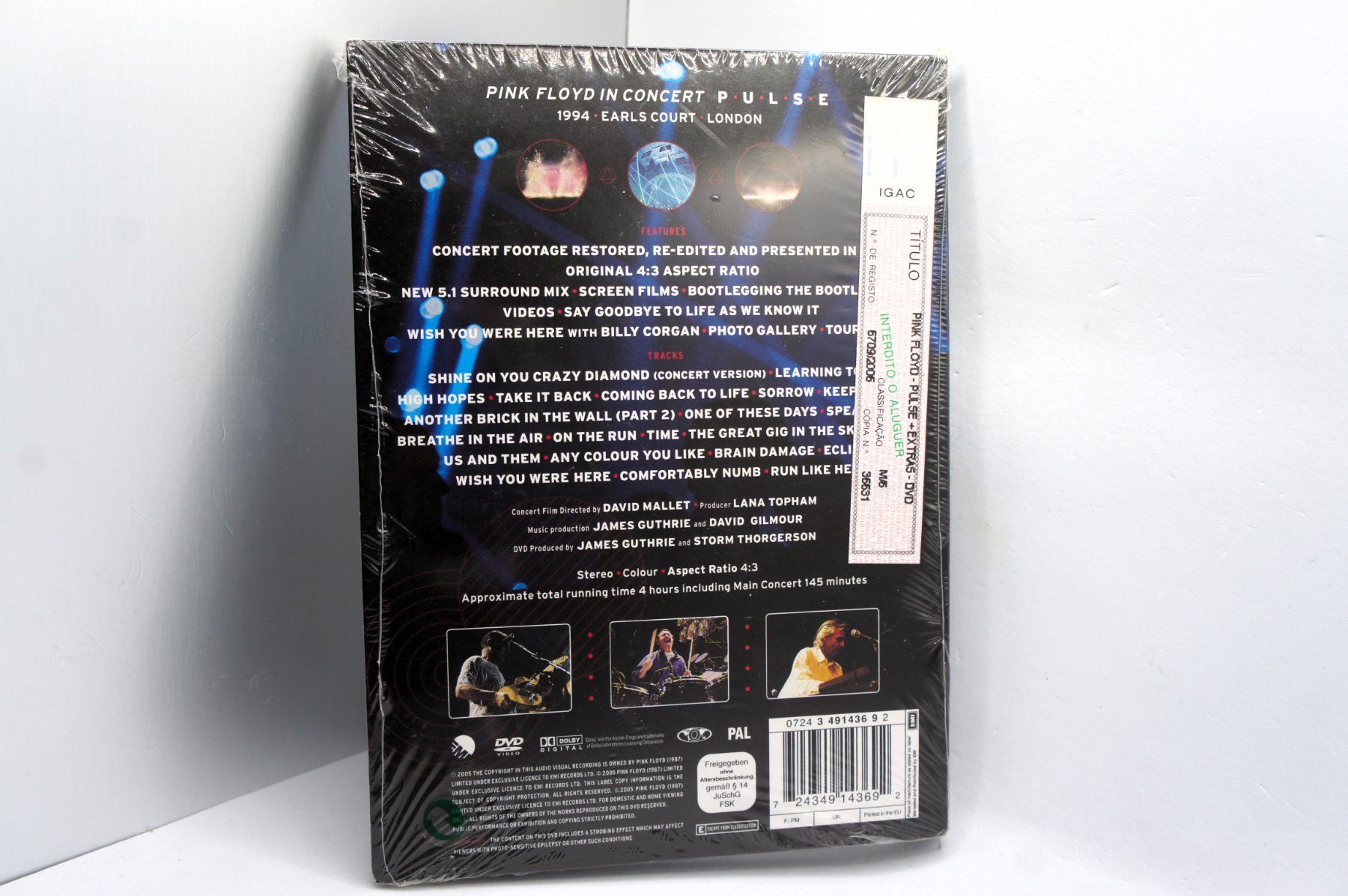 NEW 2 DVD Set PINK FLOYD Pulse + The Darf Side Of The Moon (Neu und ...