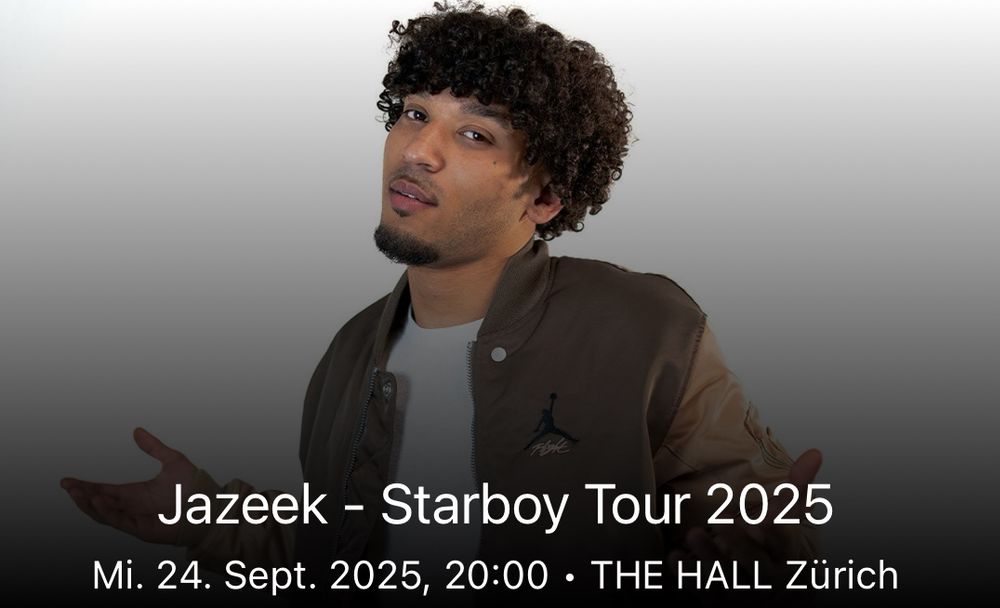 Jazeek Konzert Zürich 2025 (Neu und originalverpackt) in Niederglatt ZH ...