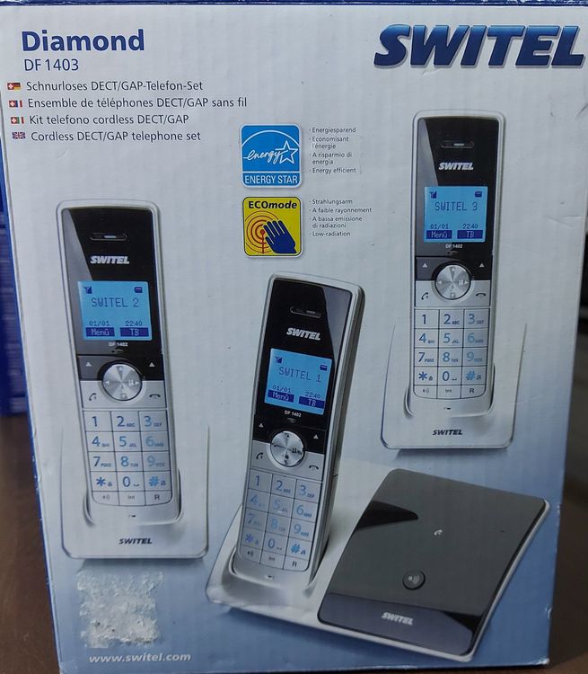Switel Diamond DF1403 3er Set (Gebraucht) in Grüningen für CHF 50 – mit Lieferung auf Ricardo kaufen