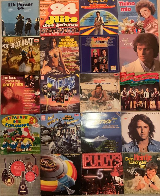 120 LP‘s Deutsch Pop / Rock / Schlager / etc… (Gebraucht) in Mühlethal für CHF 29 – nur Abholung ...