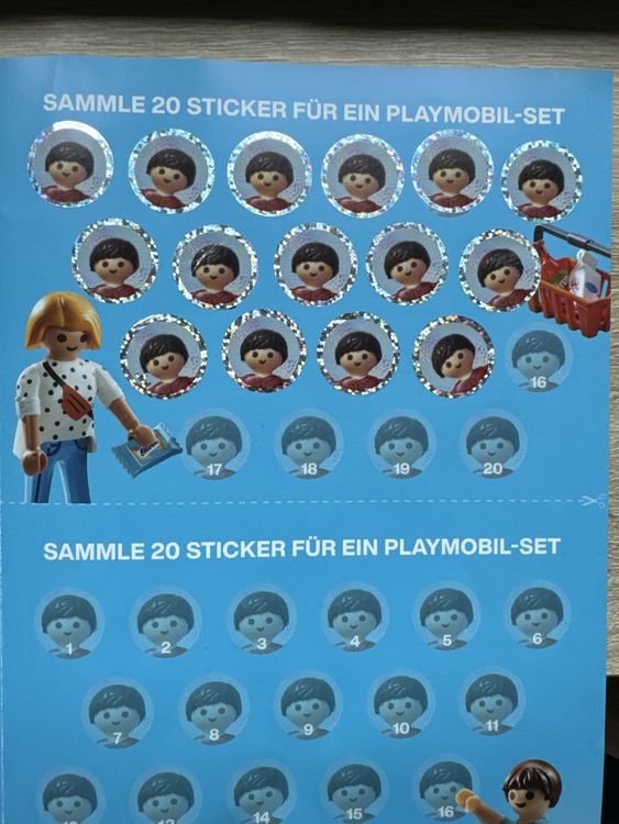 Playmobil Sticker Migros Mania, 8 Stickers (Neu und originalverpackt ...